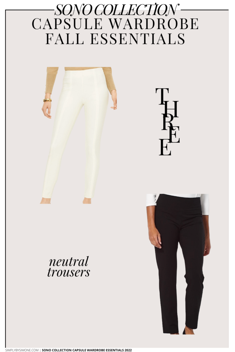 The SoNo Collection Essential Capsule Wardrobe Items for Fall - Simply ...