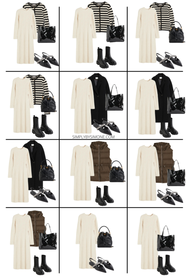 Affordable H&M Winter Capsule Wardrobe - Including 36 Outfit Ideas ...